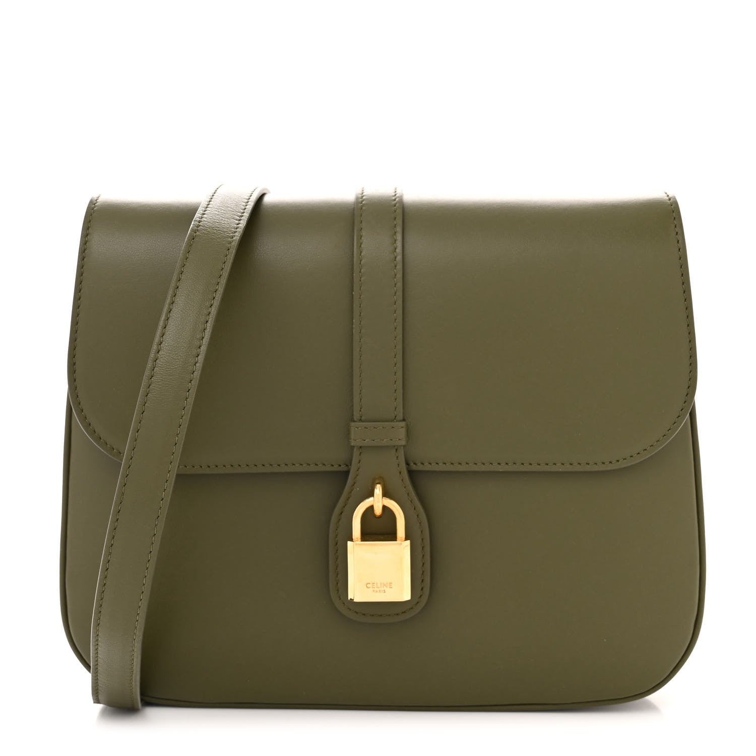 Celine Smooth Calfskin Medium Tabou Dark Olive 1359260 – FASHIONPHILE