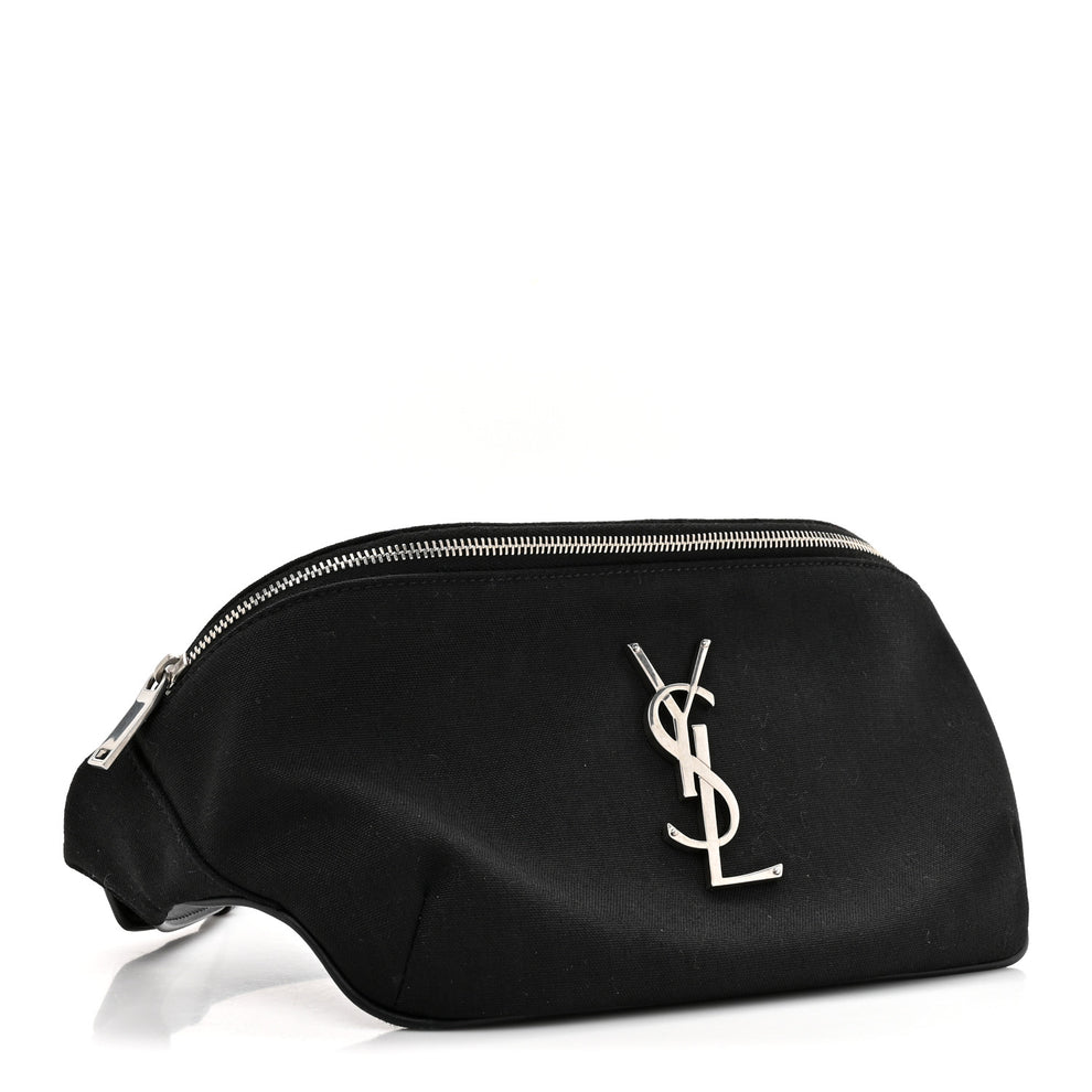 Saint Laurent Canvas Monogram Belt Bag Black 1800969 – FASHIONPHILE