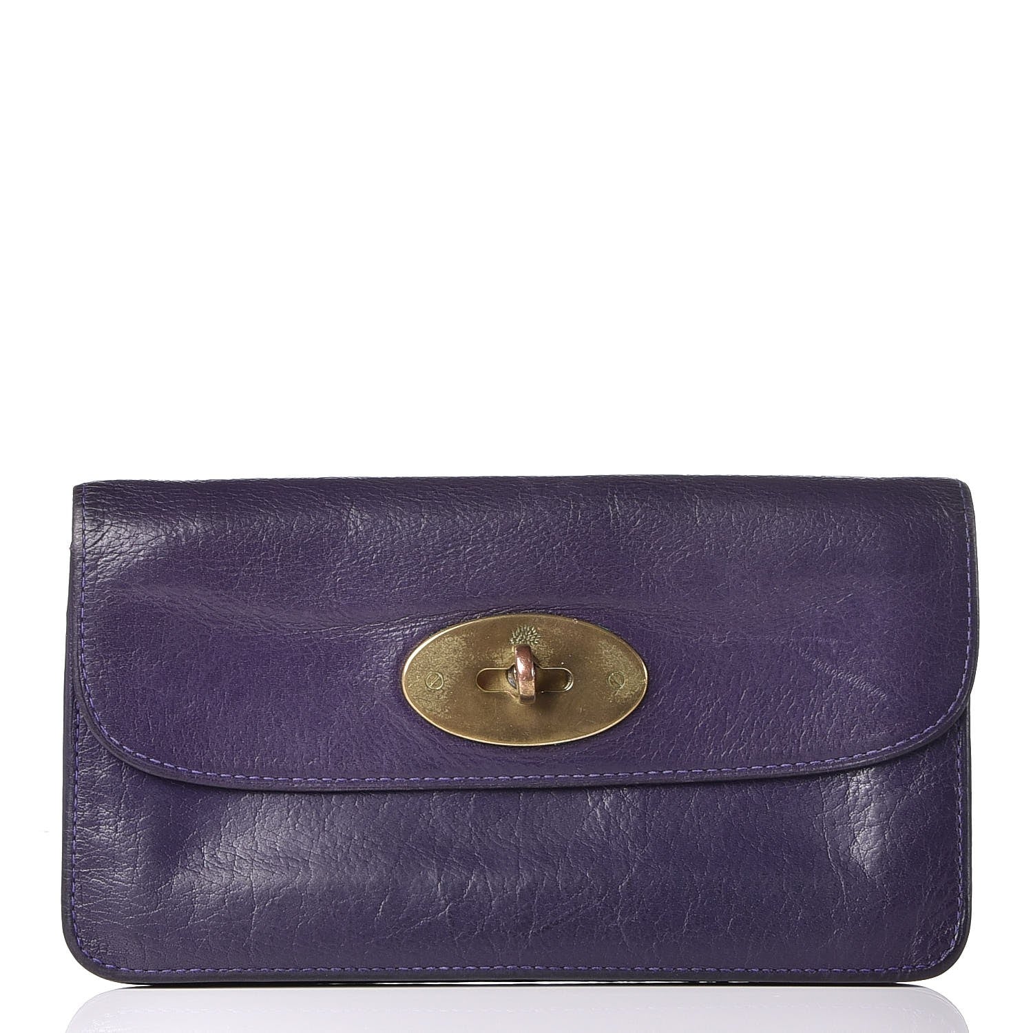 Mulberry Grainy Calfskin Bayswater Wallet Grape 295793 – FASHIONPHILE