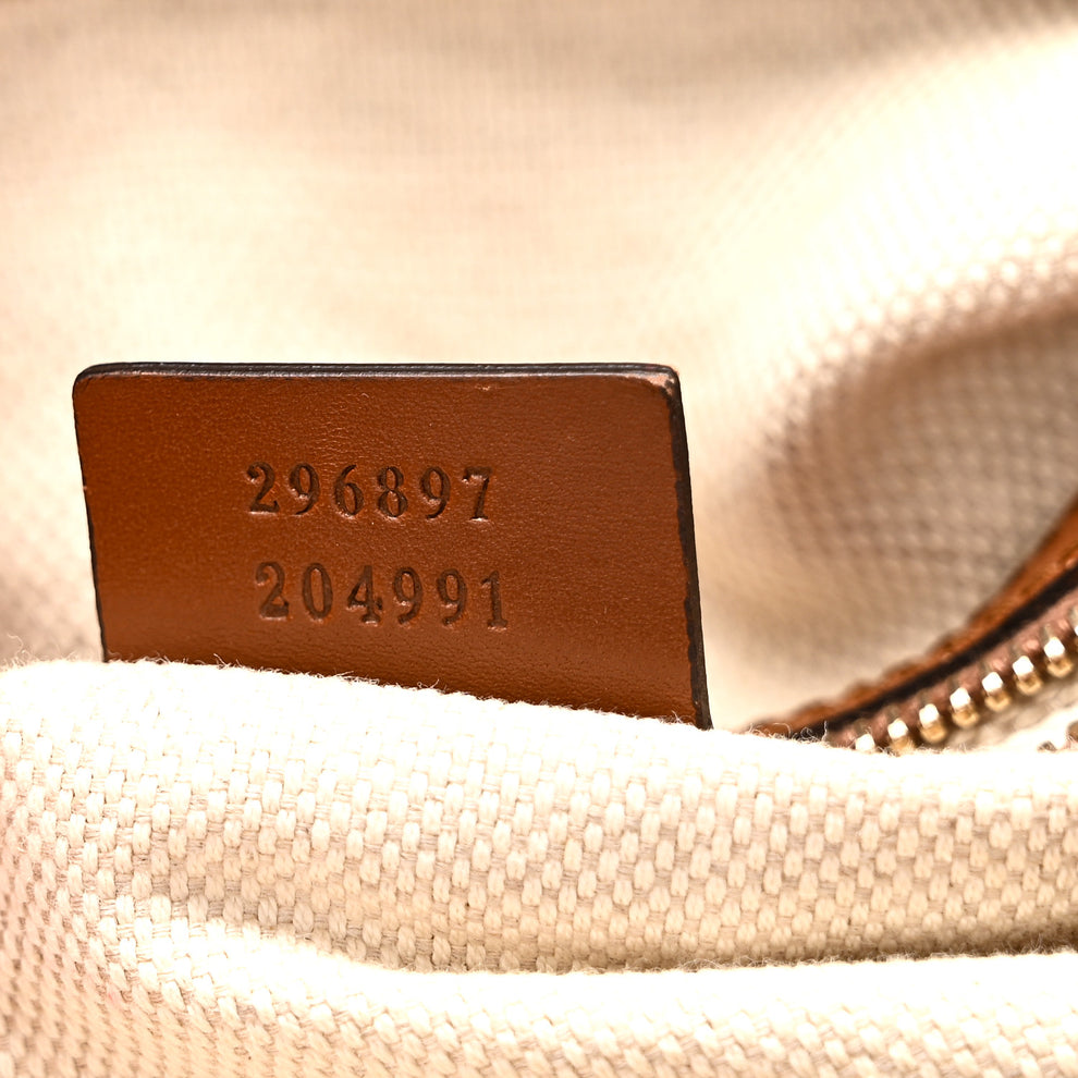 Gucci Monogram Small Brick Lane Boston Light Brown 1801516 – FASHIONPHILE