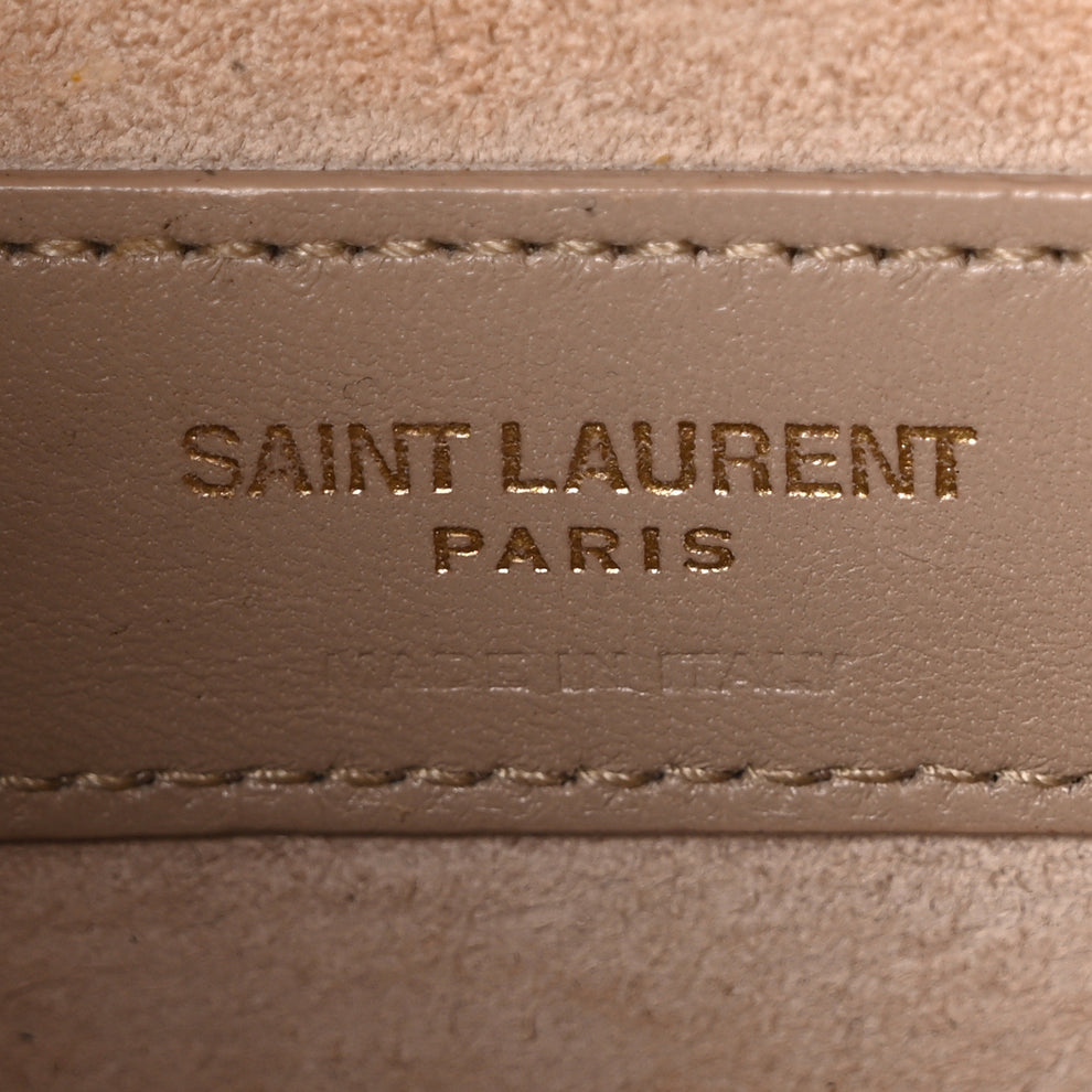 Saint Laurent Calfskin Medium Monogram Sunset Crema Soft 1803478 ...