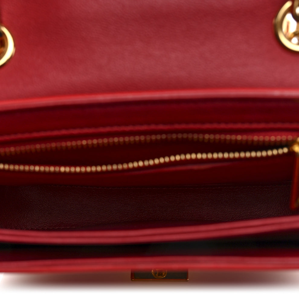 Celine Shiny Calfskin Small C Bag Red 1784272 – FASHIONPHILE