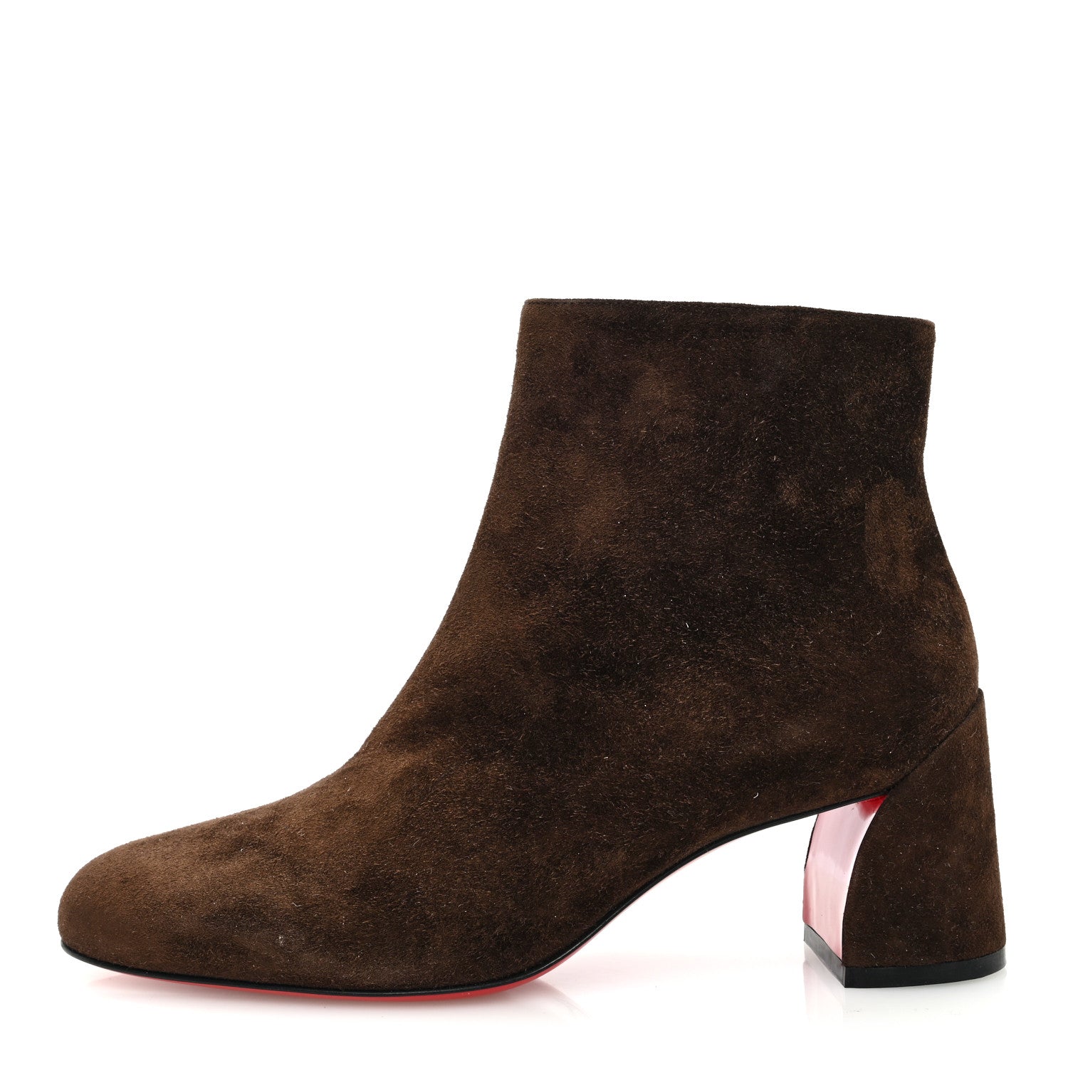 Christian Louboutin Veau Velours Turela 55 Ankle Boots 36.5 Arabica ...