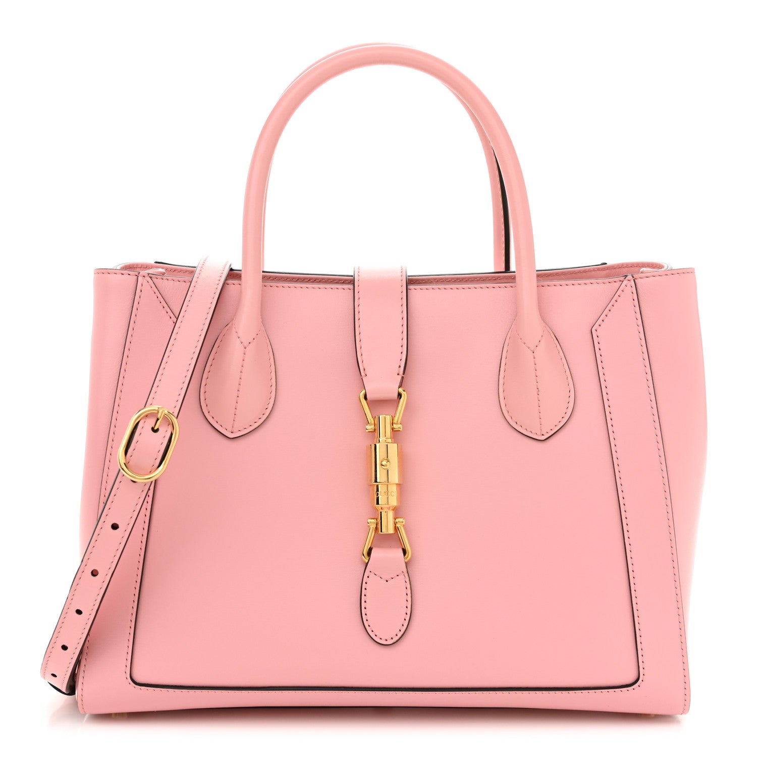 Gucci Boarded Plutone Calfskin Medium Jackie 1961 Tote Wild Rose ...