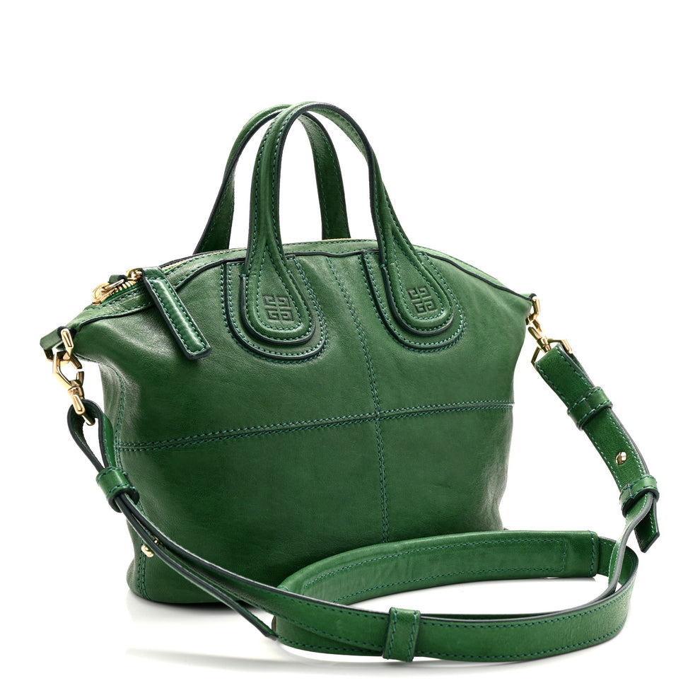 Givenchy Lambskin Micro Zanzi Nightingale Emerald 1779854 – FASHIONPHILE