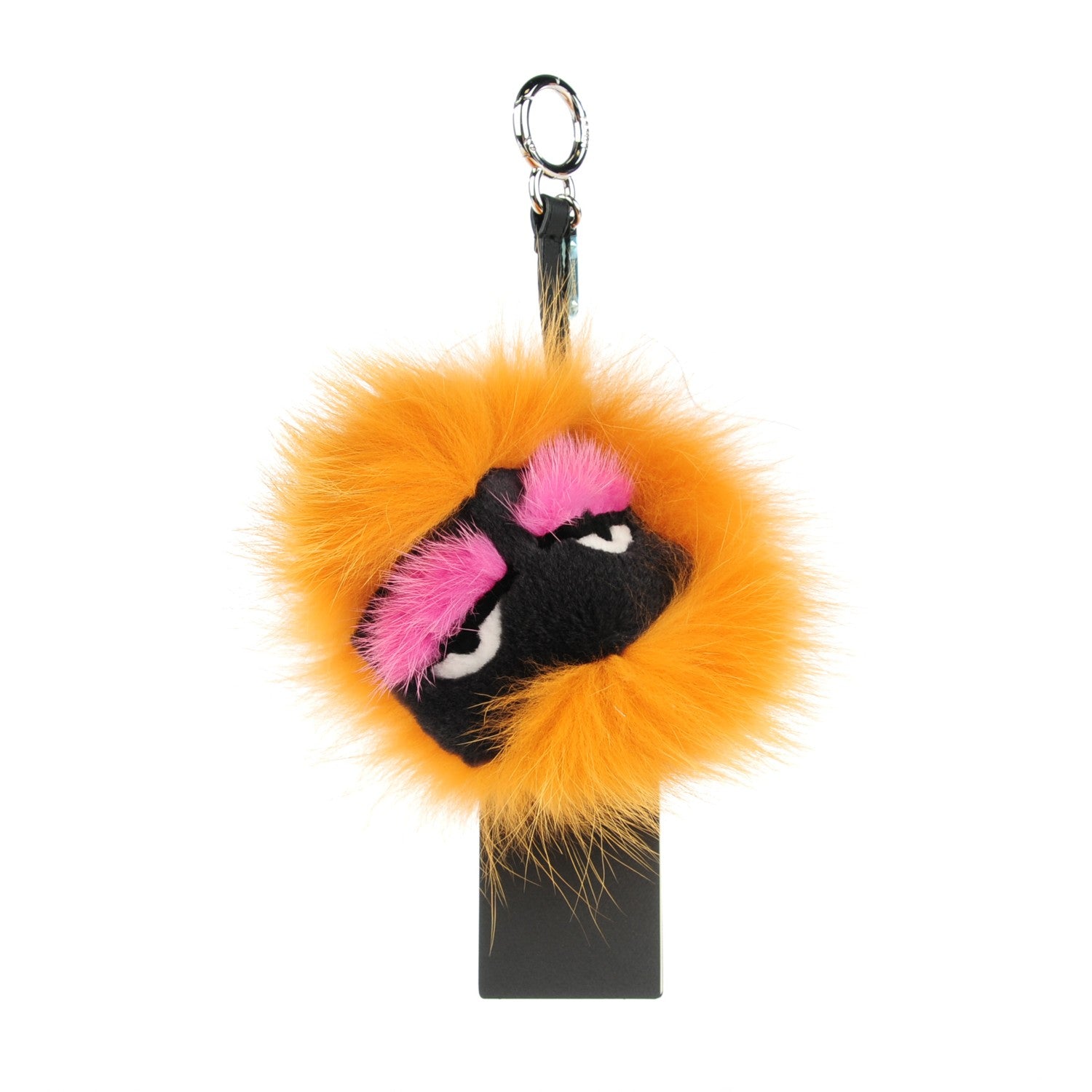 Fendi Fox Mink Rabbit Fur Vitello Flamingo Monster Bag Bug Charm Honey ...