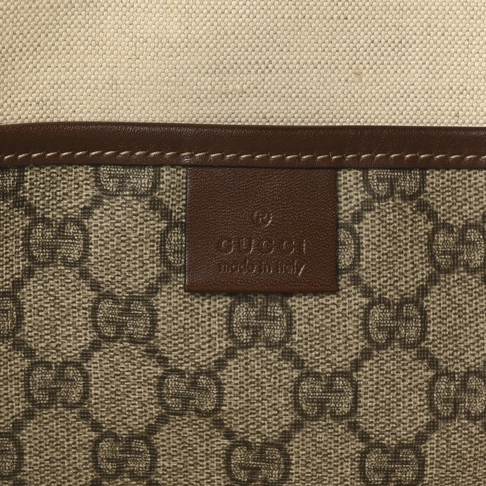 Gucci GG Plus Monogram Medium Signature Web Loop Tote Brown 1806319 ...