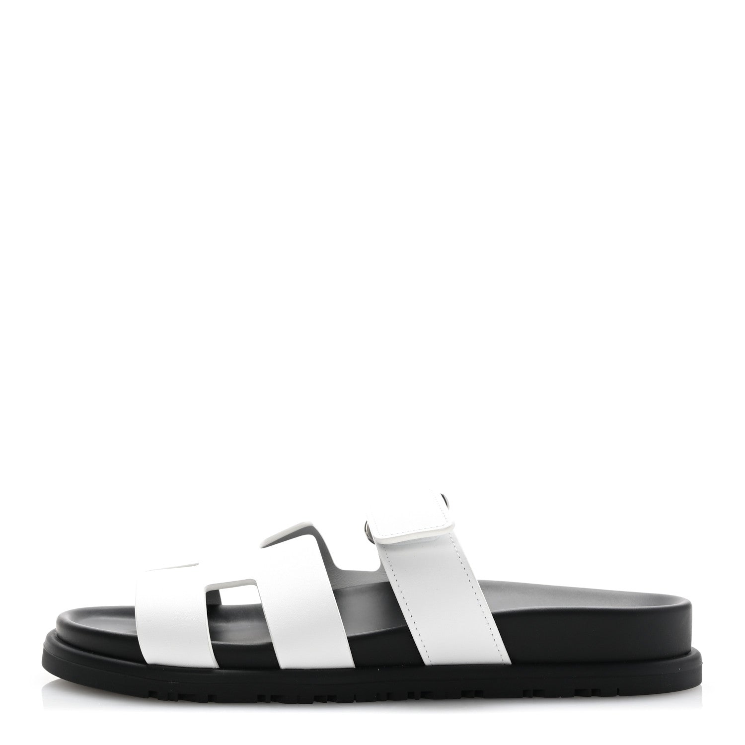 Hermes Calfskin Womens Chypre Sandals 36 White 1653561 – FASHIONPHILE