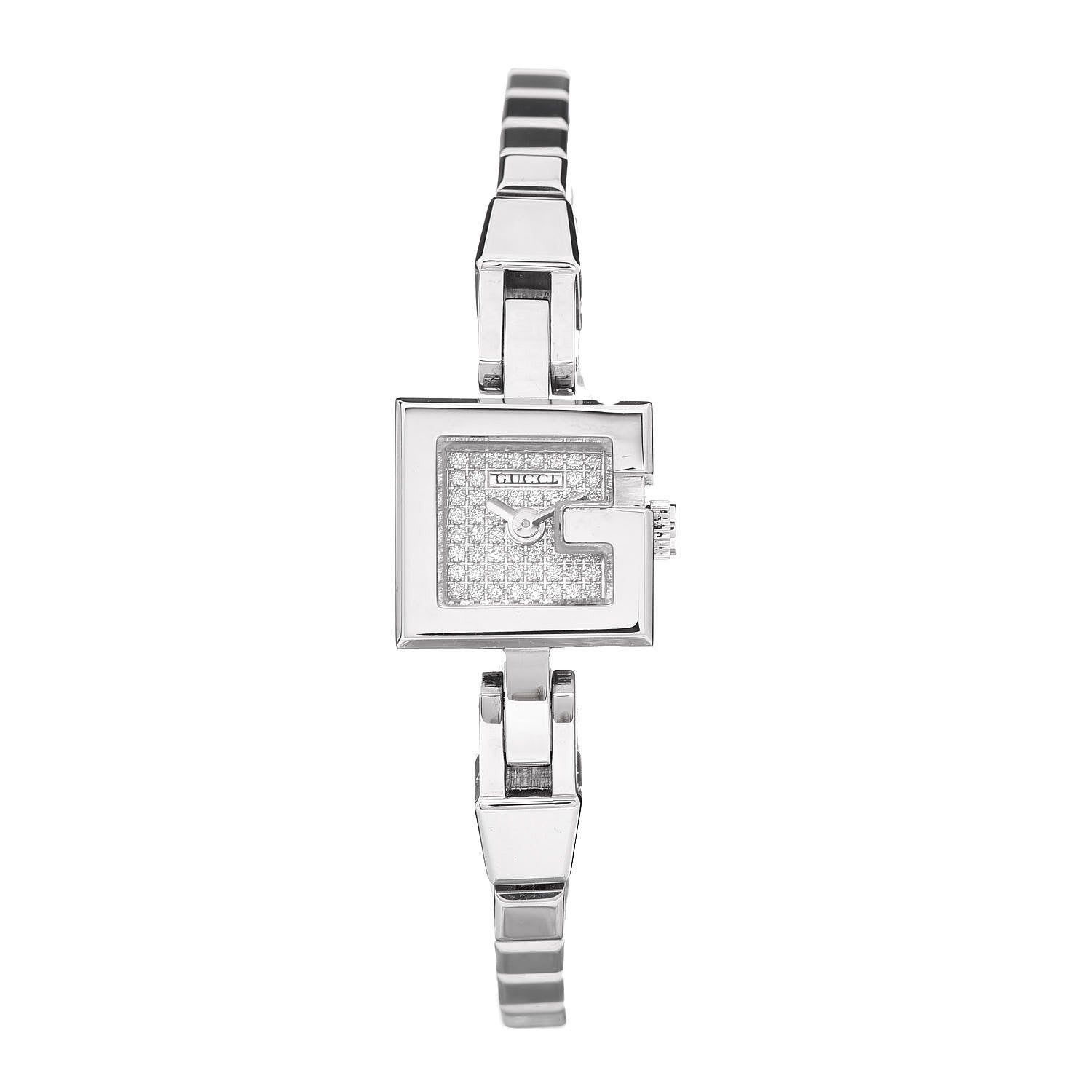 Gucci Stainless Steel Diamond 14mm 102 G-Mini Quartz Watch 392694 ...