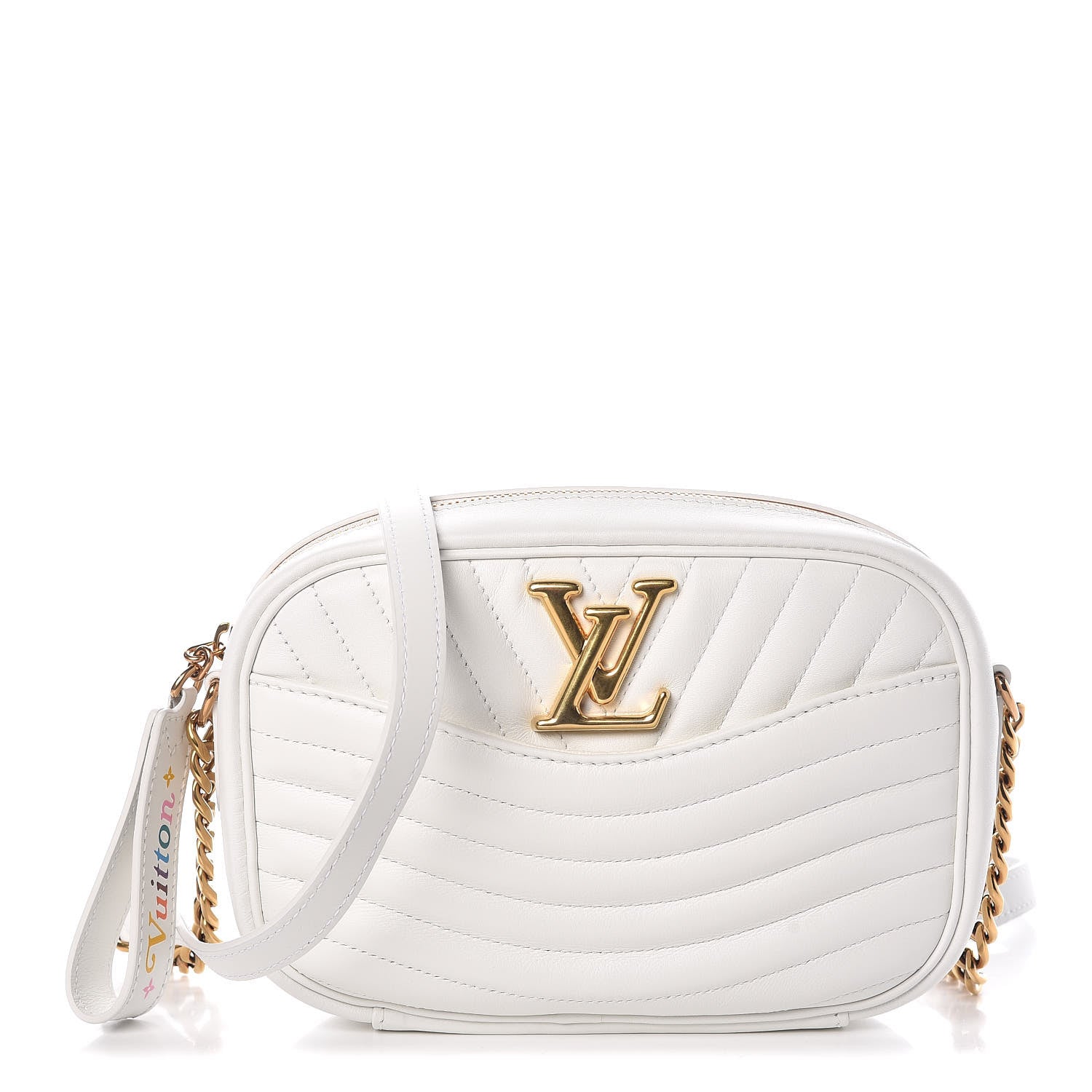 Louis Vuitton Calfskin New Wave Camera Bag White 383443 – FASHIONPHILE