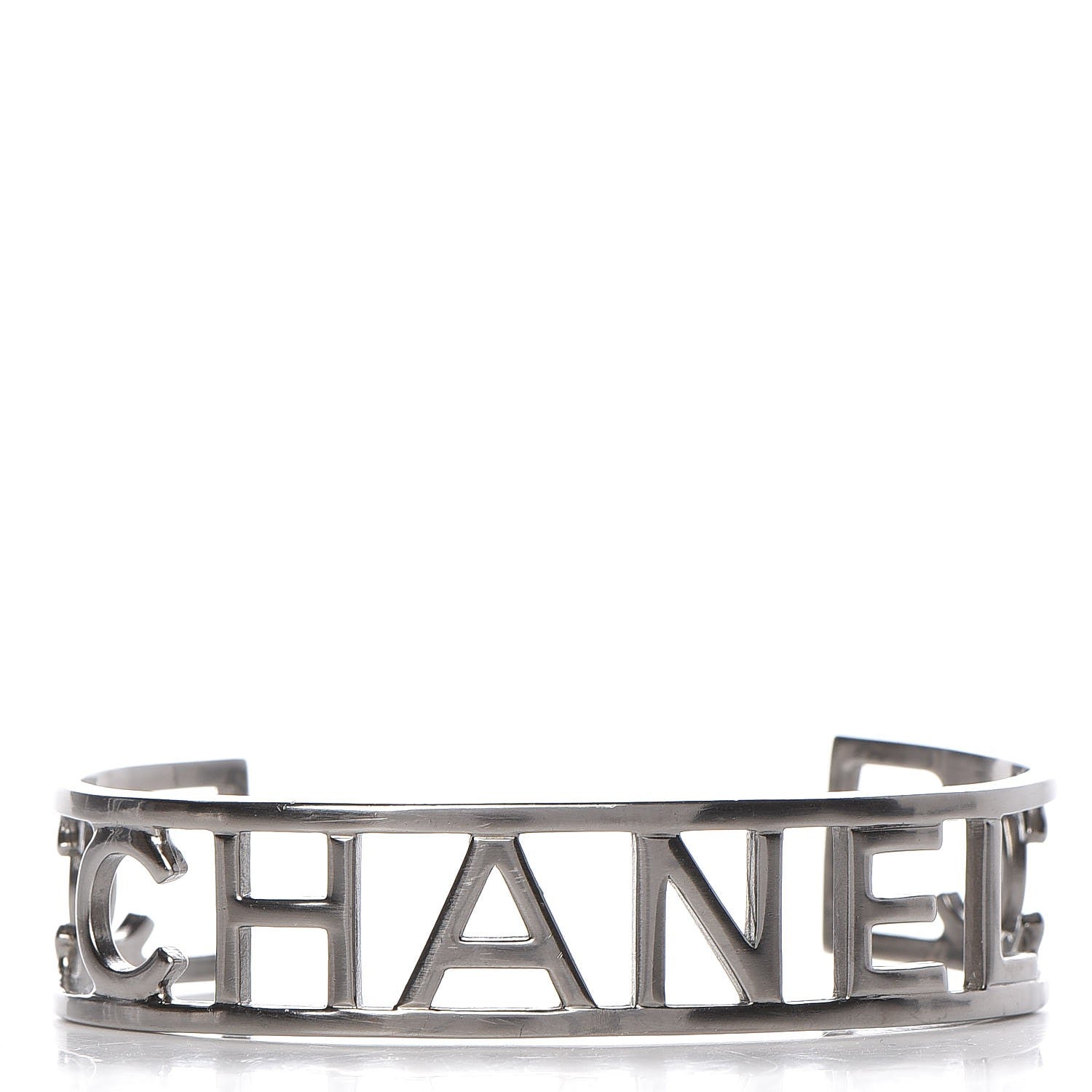 Chanel Metal Logo Cuff Gold 269206 – FASHIONPHILE