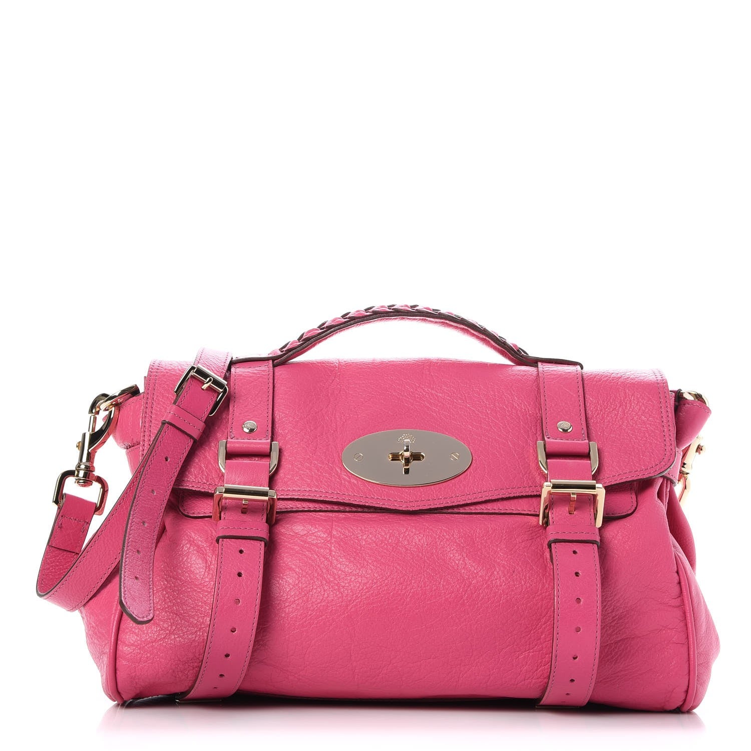 Mulberry Soft Buffalo Medium Alexa Raspberry 280218 – FASHIONPHILE