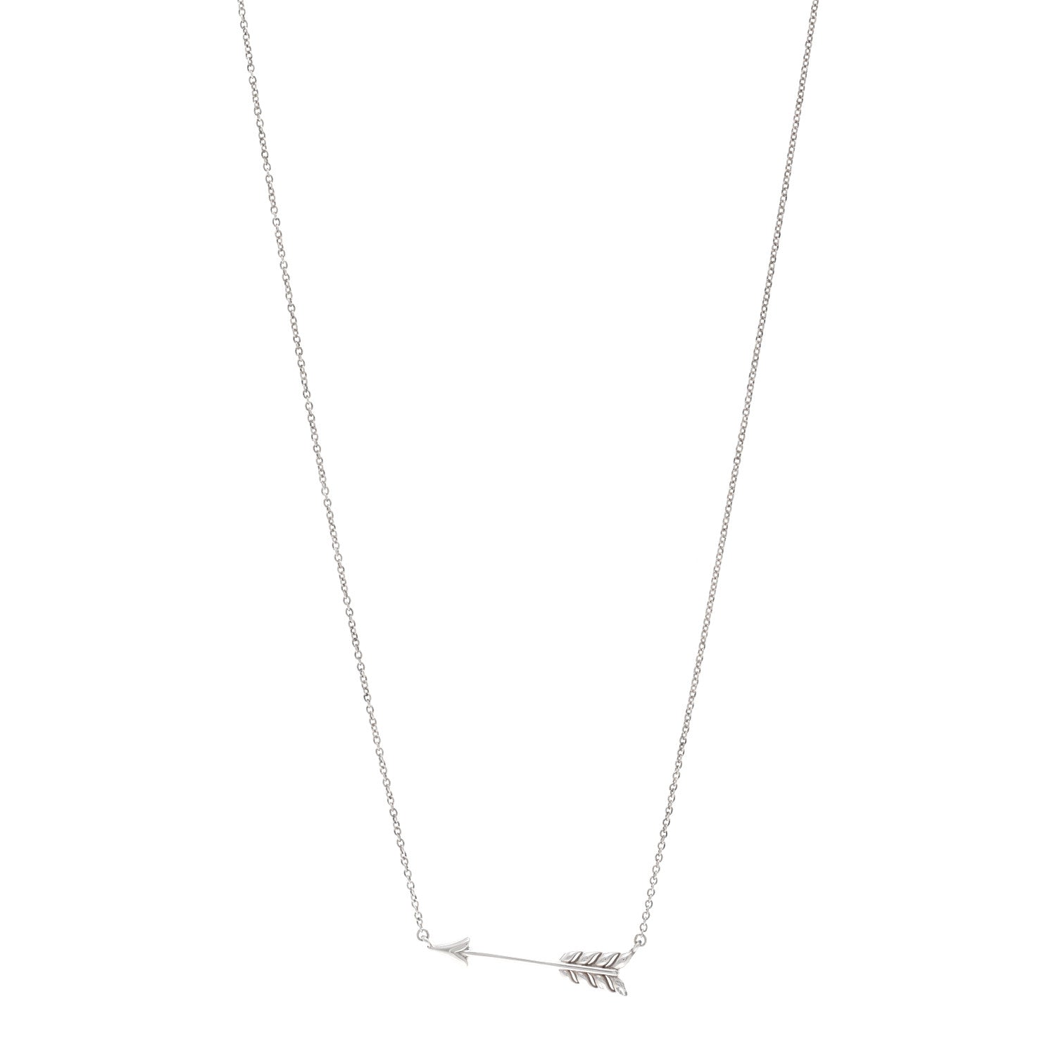 Tiffany Sterling Silver Paloma's Graffiti Arrow Pendant Necklace ...