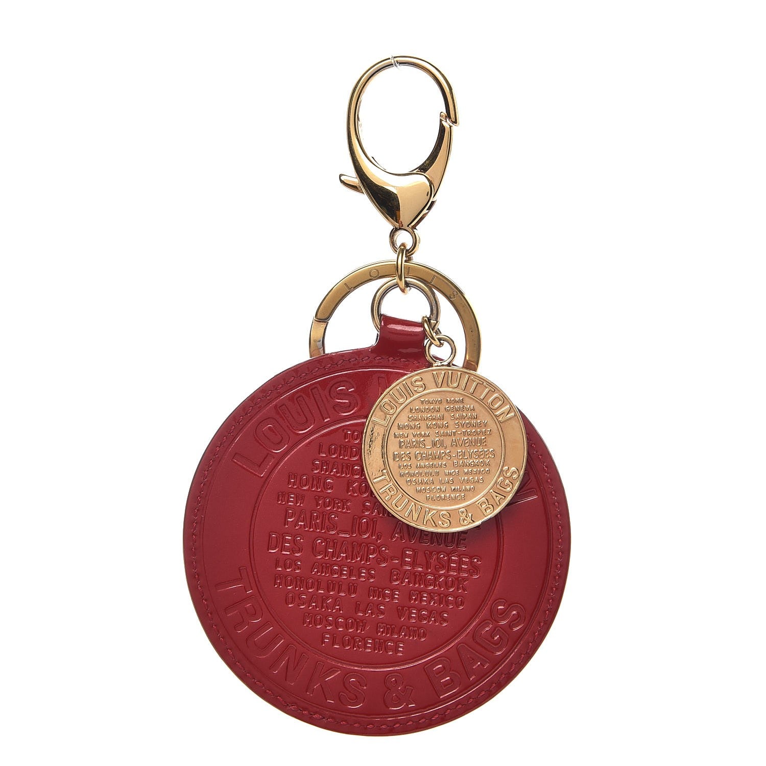 Louis Vuitton Vernis Trunks and Bags Bag Charm Pomme d'Amour 303061 ...