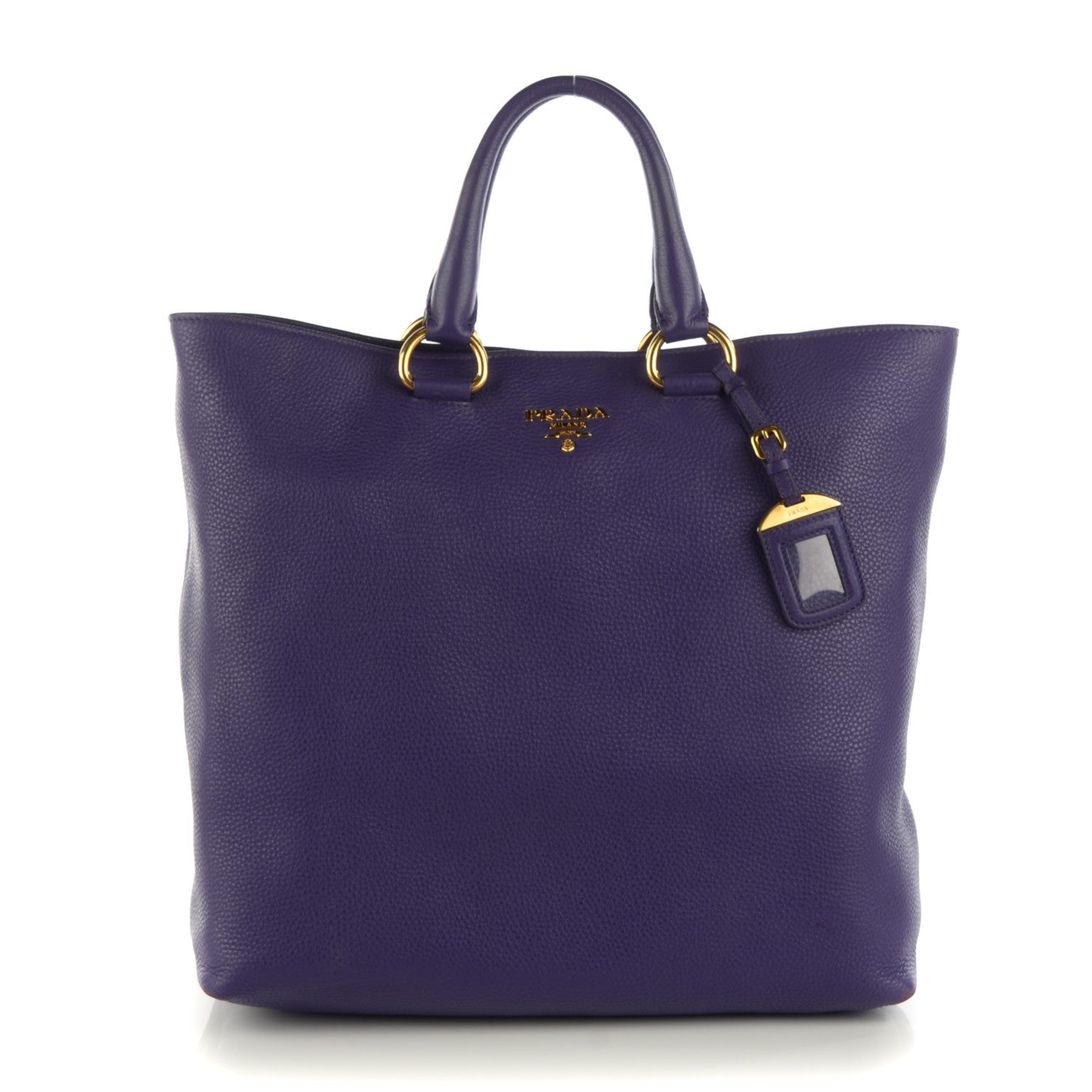 Prada Vitello Daino Tote Viola 126823 – FASHIONPHILE