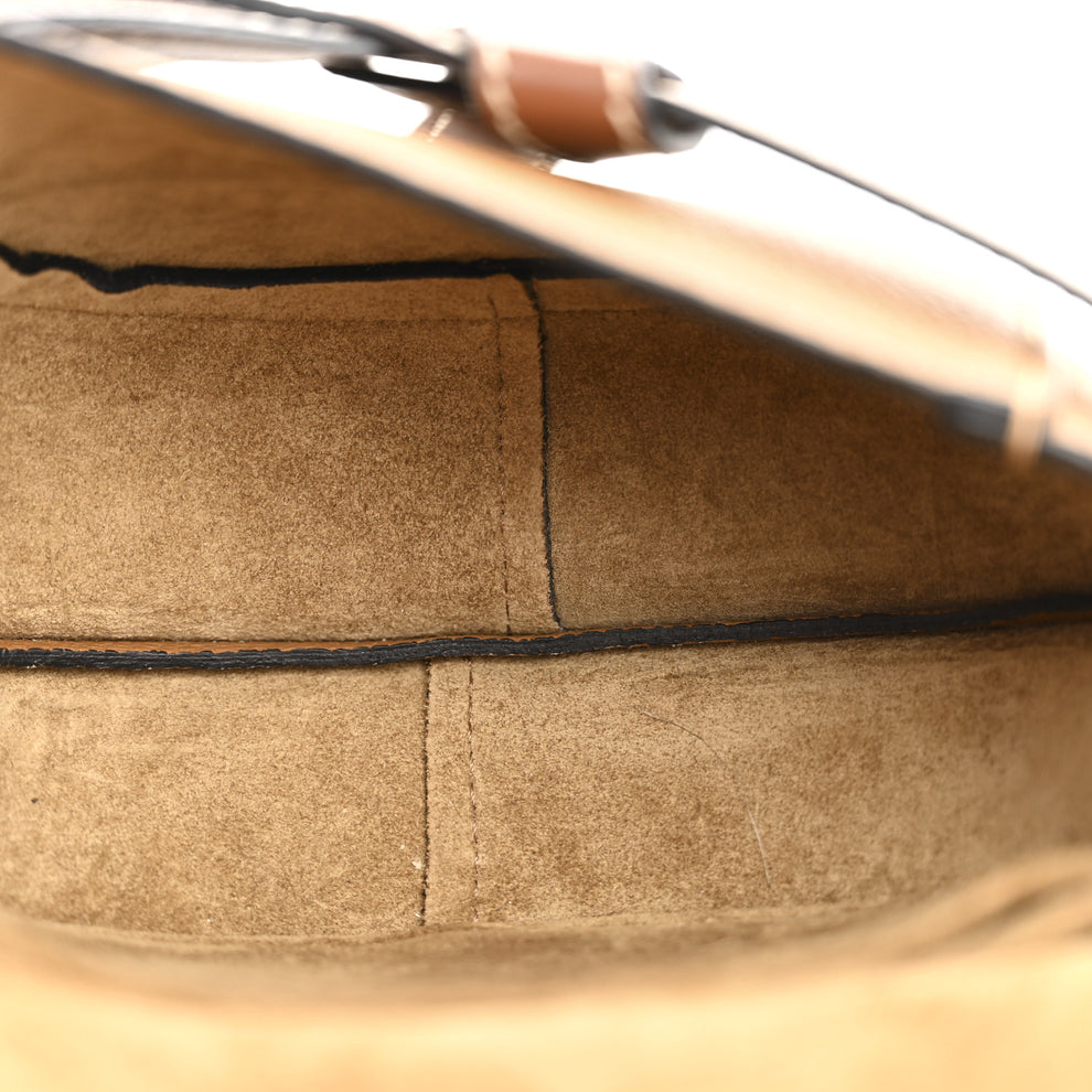 Loewe Grained Calfskin Mini Gate Crossbody Bag Caramel Pecan 1786864 ...