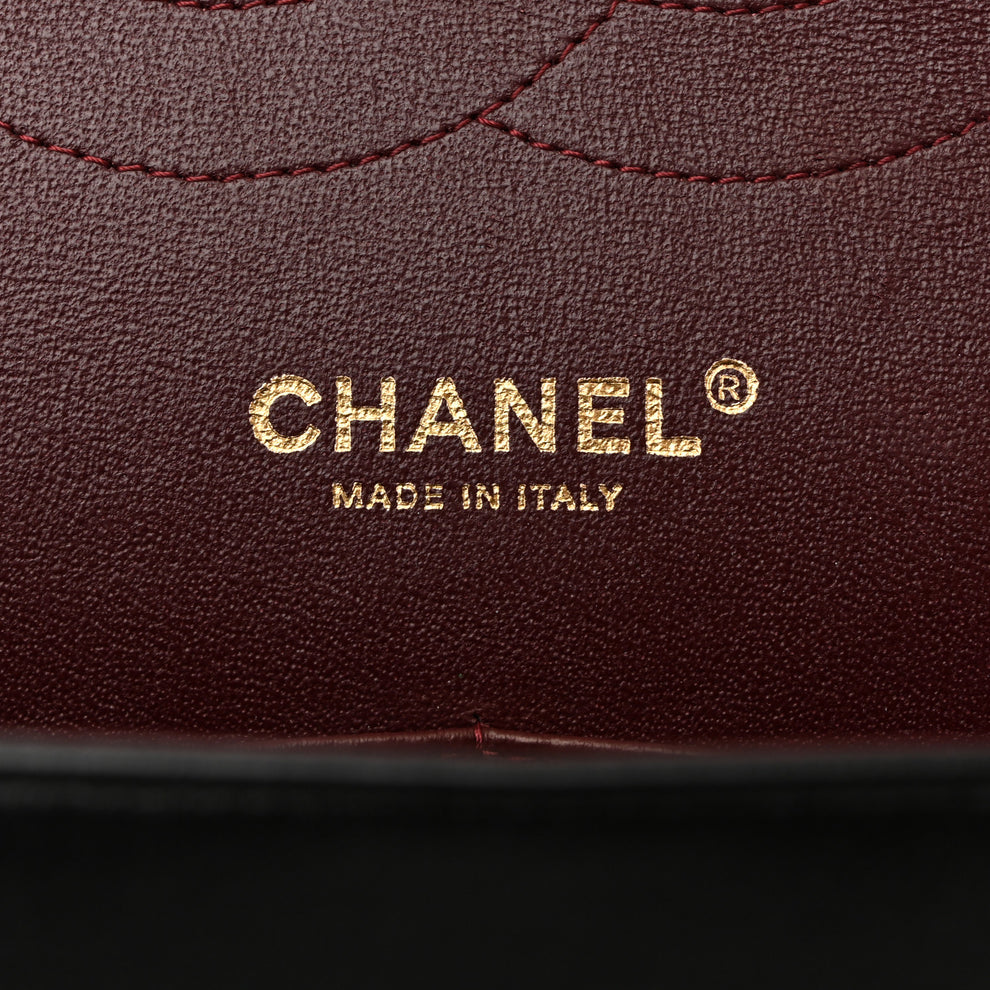 Chanel Lambskin Quilted Jumbo Double Flap Black 1780177 – FASHIONPHILE
