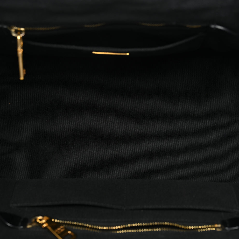 Prada Canapa Logo Tote Black 1871828 – FASHIONPHILE