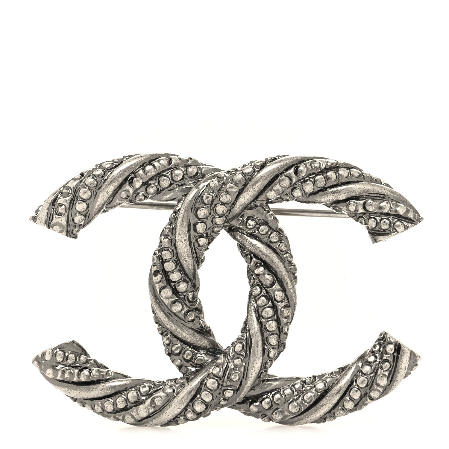 Chanel Metal CC Brooch Silver 1320823 – FASHIONPHILE