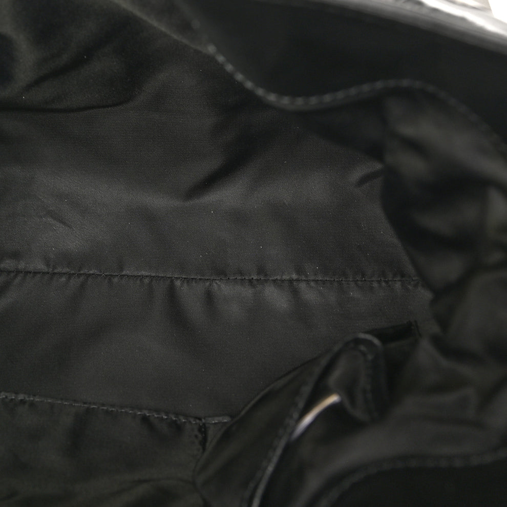 Burberry Nylon Beat Check Studded Hobo Black 1780149 – FASHIONPHILE