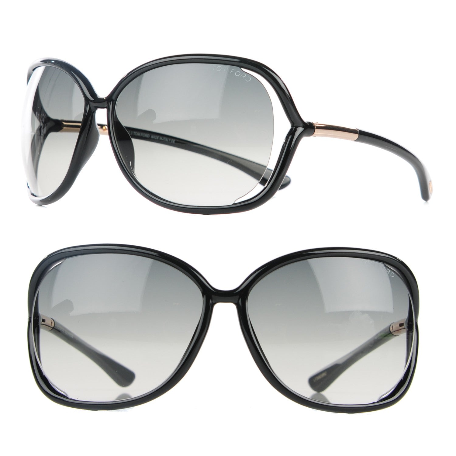 Tom Ford Raquel Sunglasses TF76 Black 127818 – FASHIONPHILE