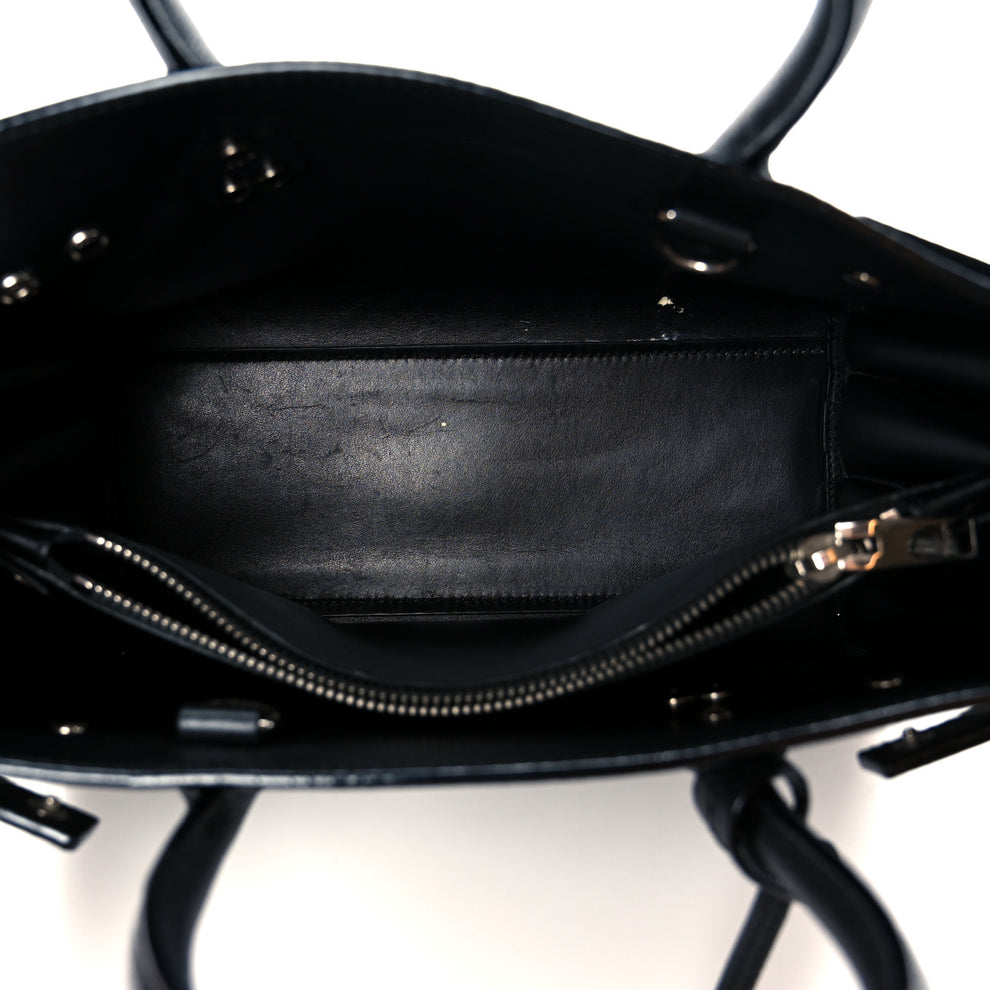 Saint Laurent Grained Calfskin Baby Sac De Jour Black 1783778 ...