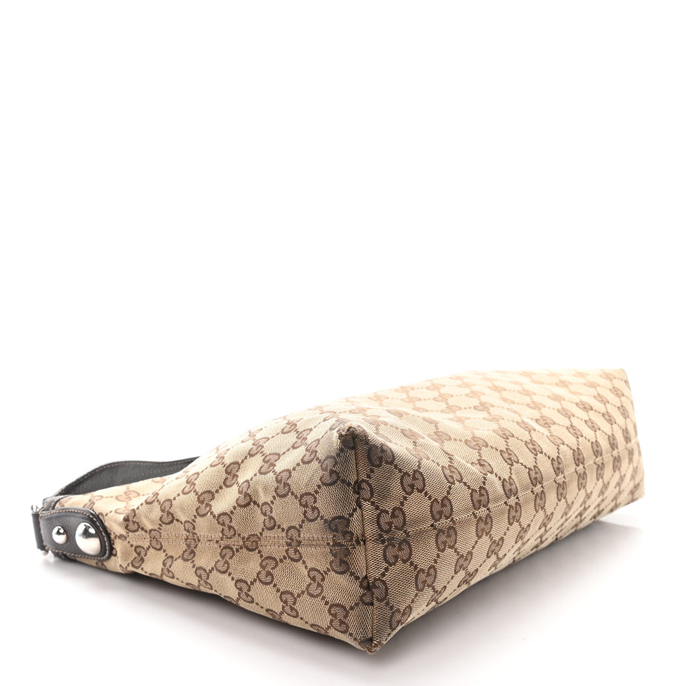 Gucci Monogram Medium Icon Bit Hobo Dark Brown 1788705 – FASHIONPHILE