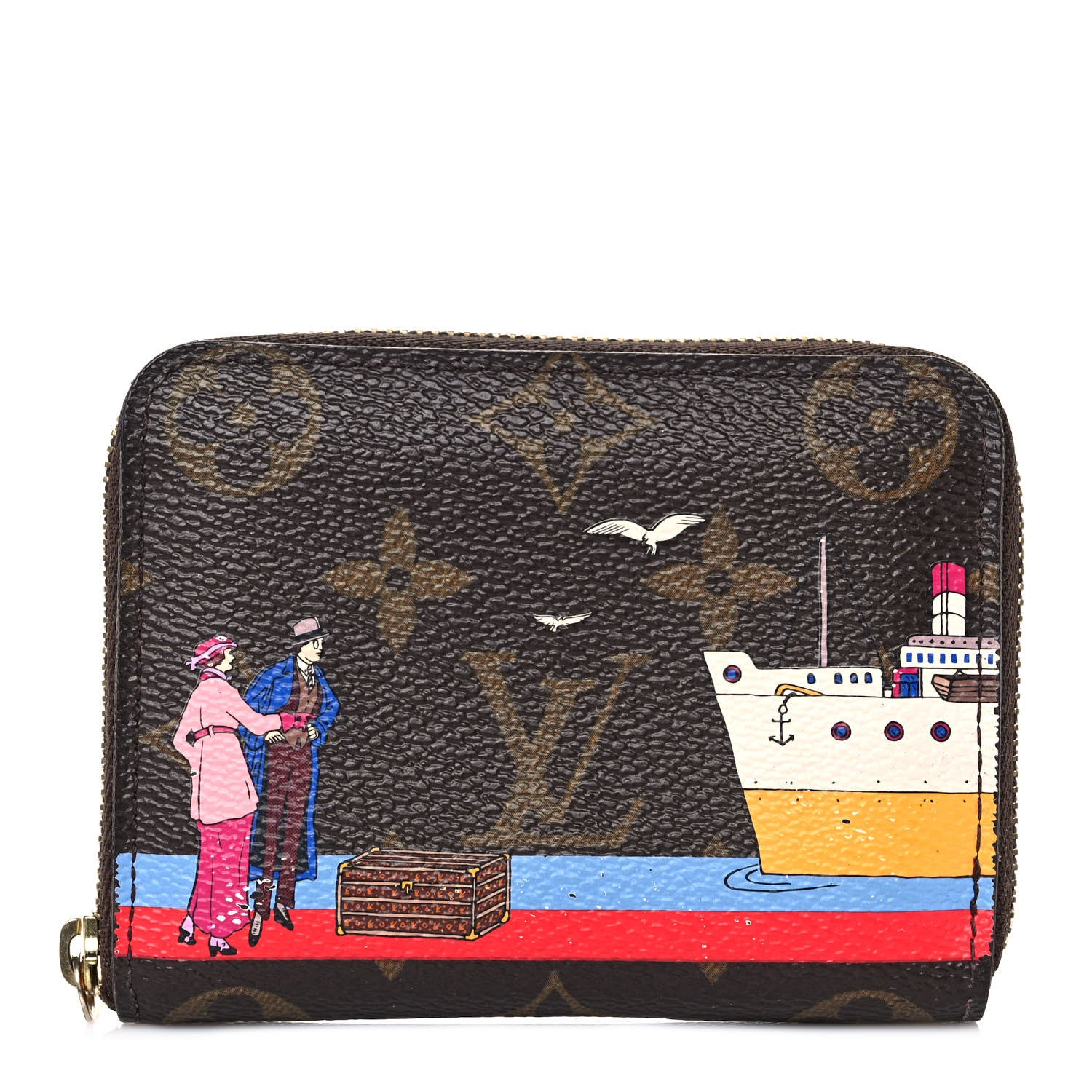Louis Vuitton Monogram 2016 Christmas Animation Zippy Coin Purse ...