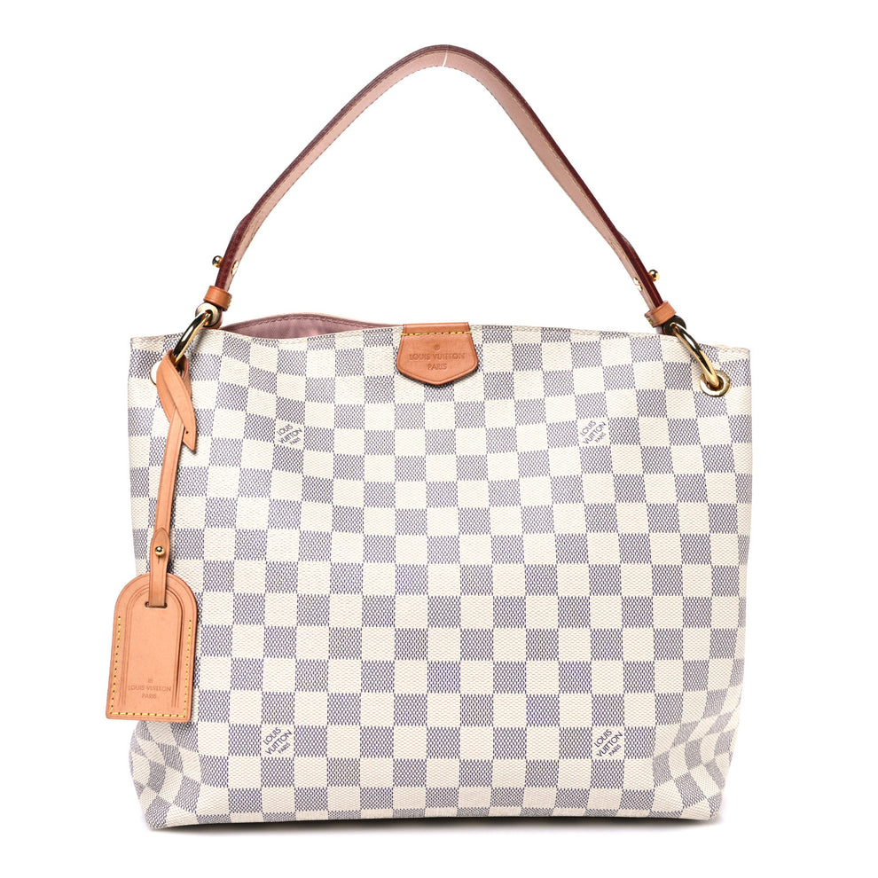 Louis Vuitton Damier Azur Graceful PM Rose Ballerine 1821002 – FASHIONPHILE