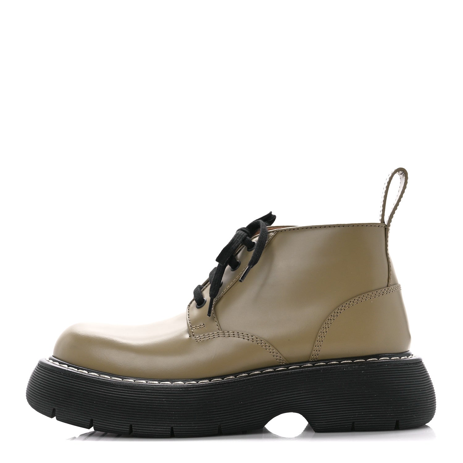 Bottega Veneta Calfskin Bounce Lace Up Ankle Boots All 40 Spice Black ...