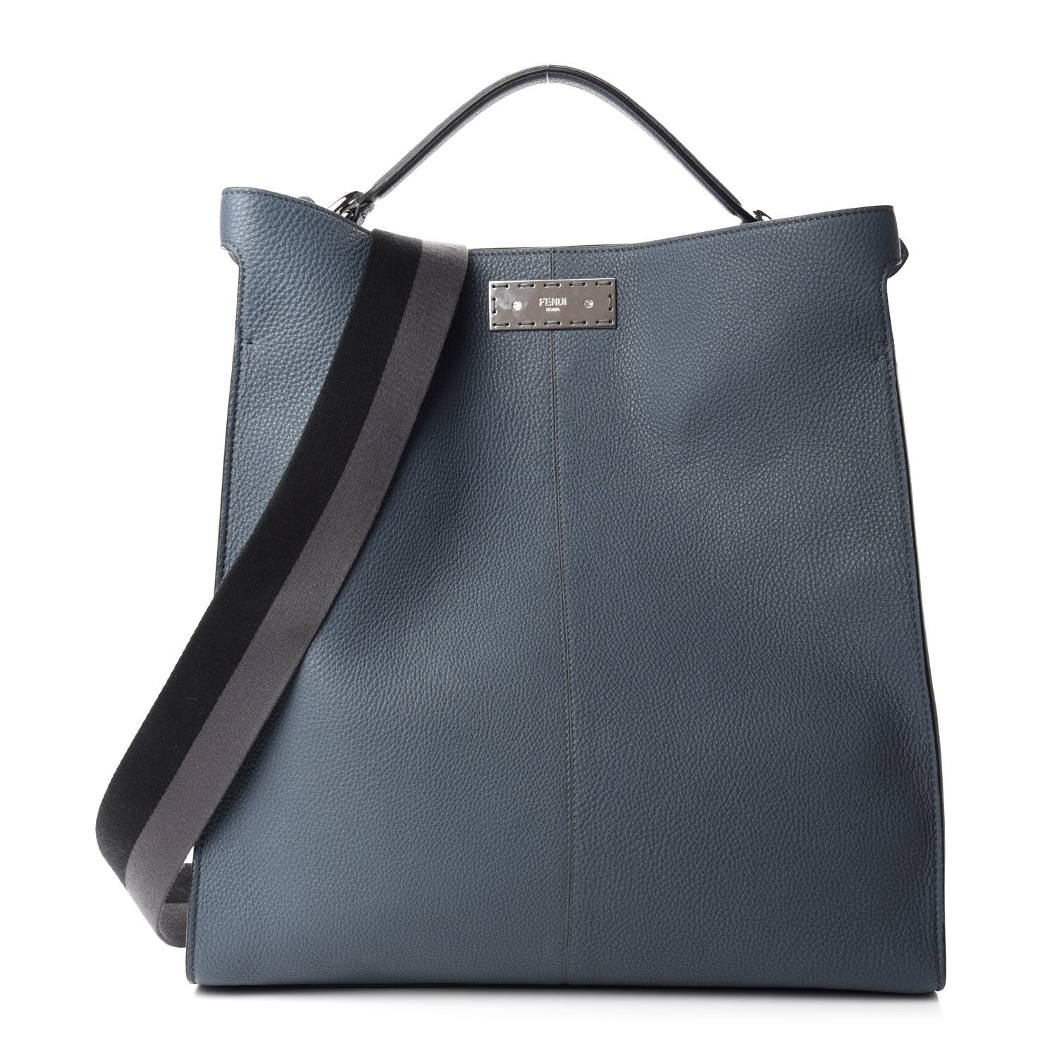 Fendi Cuoio Romano Glazed Fabric FF 1974 Peekaboo X-Lite Fit Tempesta ...
