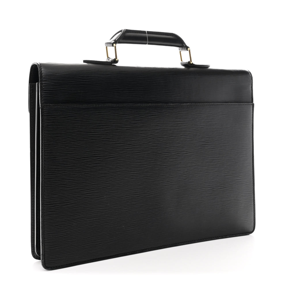Louis Vuitton Epi Serviette Conseiller Briefcase Black 1783448 ...