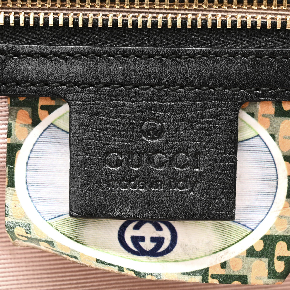 Gucci Vitello Palmellato Lux Crystal Medium Rajah Shoulder Bag Black 1788435 – FASHIONPHILE