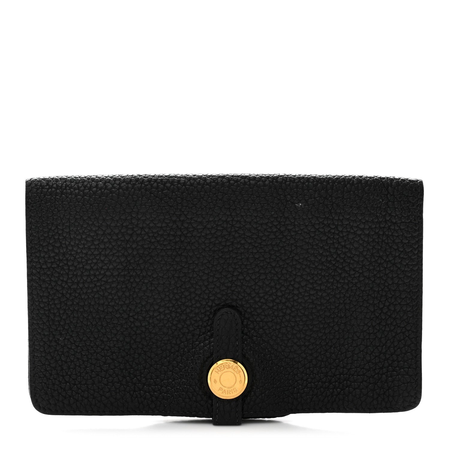 Hermes Togo Dogon Wallet Black 1783423 – FASHIONPHILE