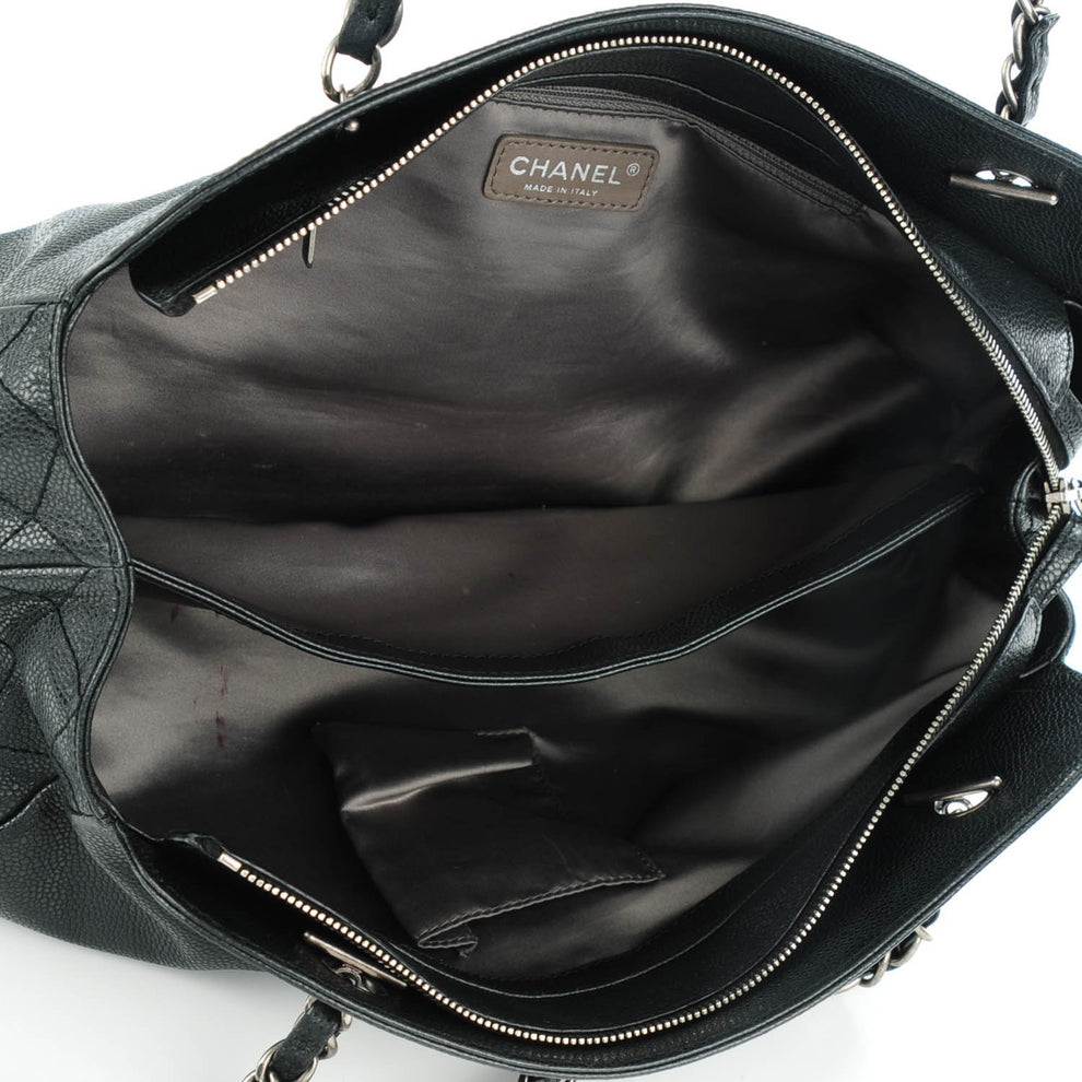 Chanel Caviar Quilted Timeless CC Bowler Bag Black 134977 – FASHIONPHILE