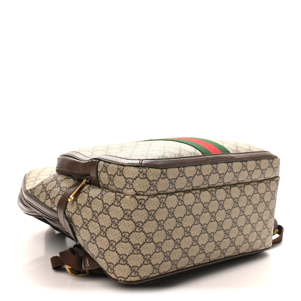 Gucci GG Supreme Monogram Medium Ophidia Day Backpack Brown 1865555 ...