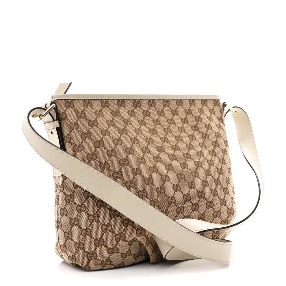 Gucci Monogram Messenger Bag Off White 1783464 – FASHIONPHILE