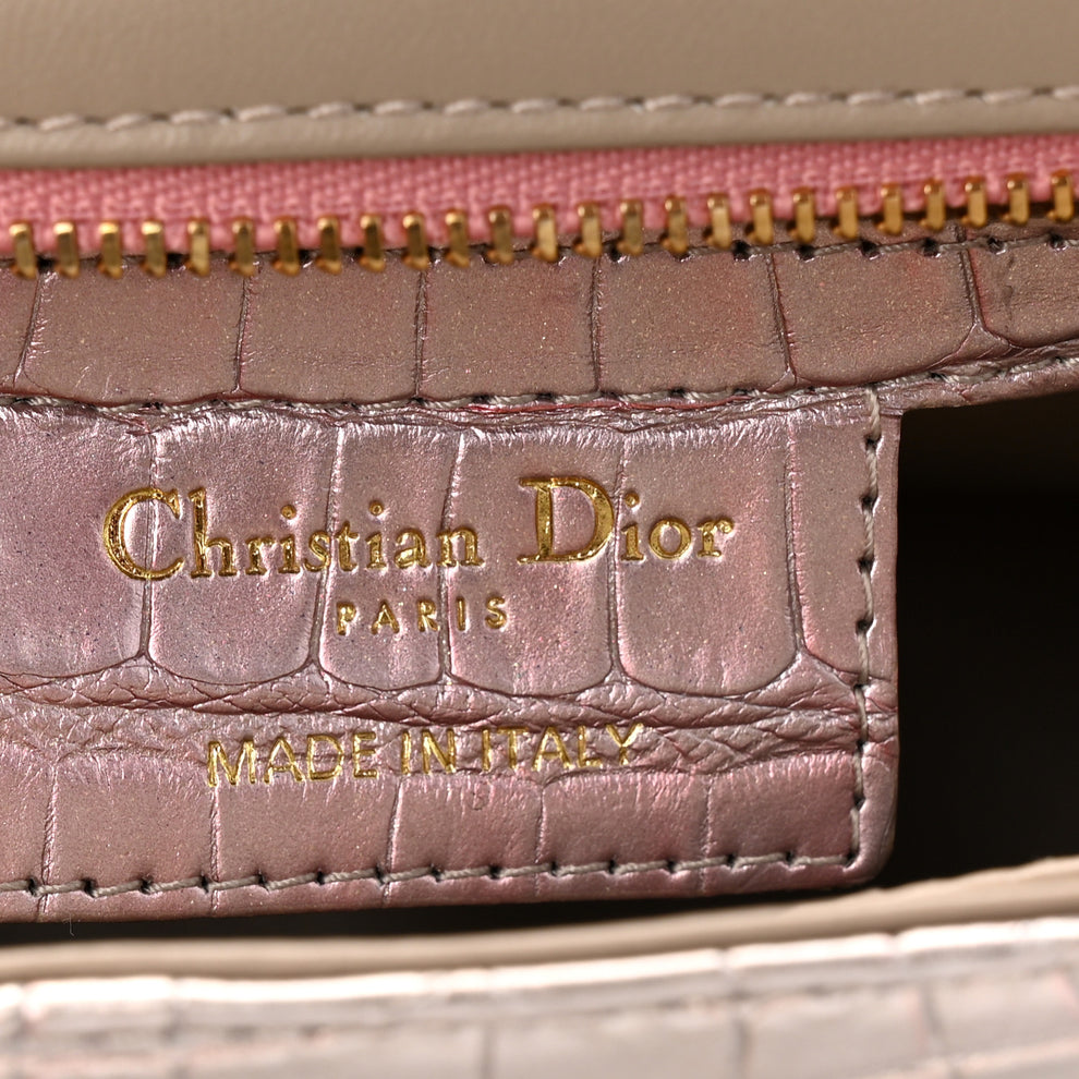 Christian Dior Metallic Alligator Small Caro Bag Multicolor 1785805 ...