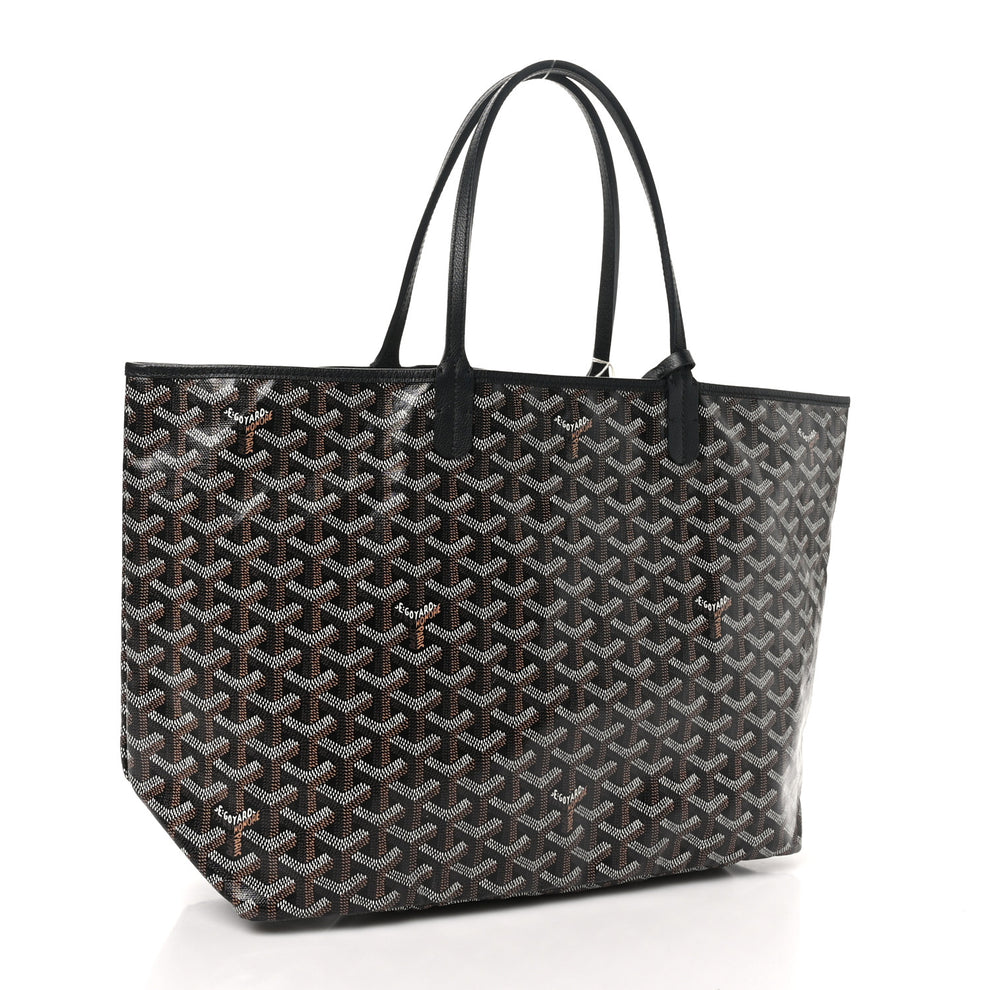 Goyard Goyardine Saint Louis PM Black 1745853 – FASHIONPHILE