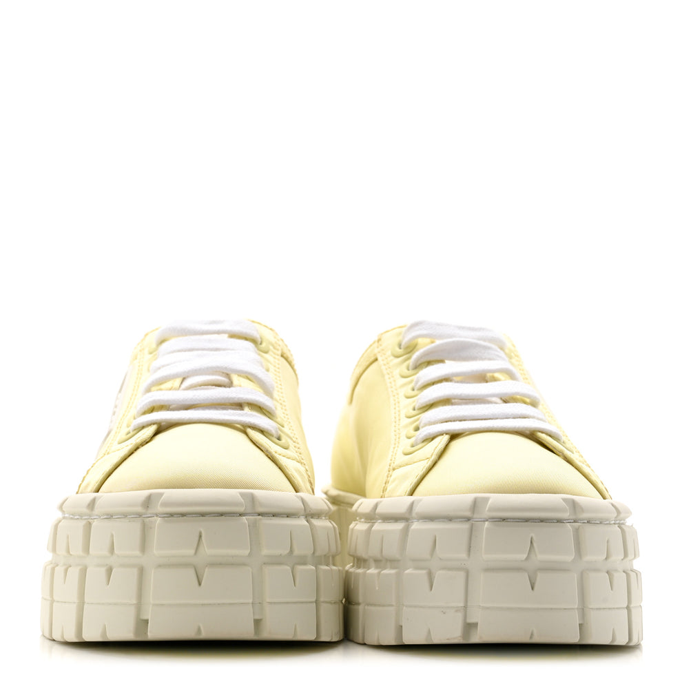 Prada Re-Nylon Gabardine Triangle Logo Double Wheel 50mm Sneakers 38 ...