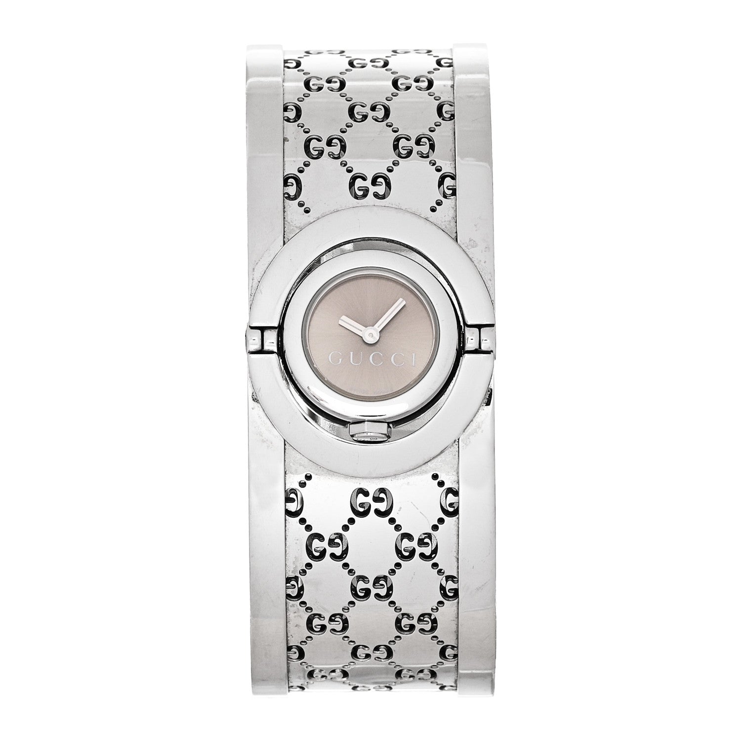 Gucci Stainless Steel 23mm Twirl Quartz Watch Brown 1801958 – FASHIONPHILE