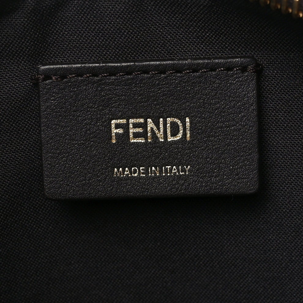 Fendi Fabric Jacquard Vitello Grace FF 1974 Small Fendigraphy Hobo Bag ...