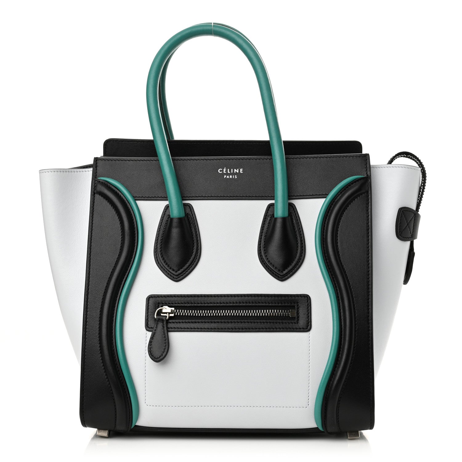 Celine Smooth Calfskin Micro Tri-Color Luggage Frost 1742165 – FASHIONPHILE