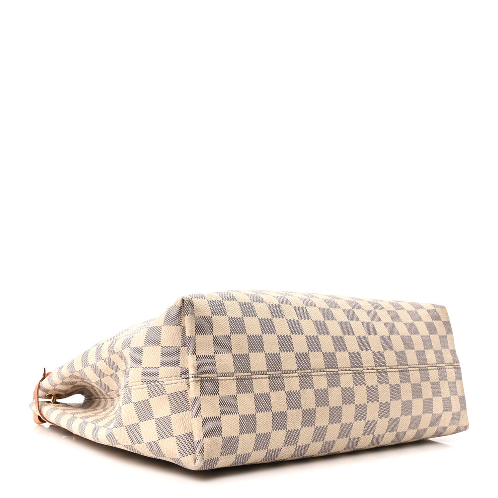 Louis Vuitton Damier Azur Graceful MM Rose Ballerine 1813879 – FASHIONPHILE