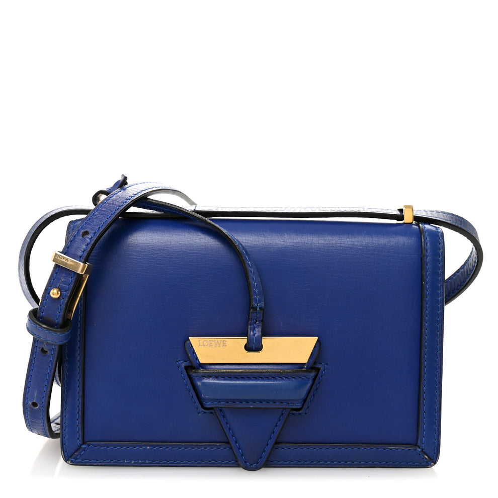 Loewe Calfskin Small Barcelona Shoulder Bag Royal Blue 1796553 ...