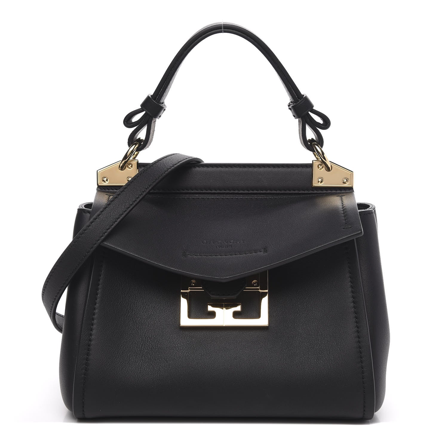 Givenchy Calfskin Mini Mystic Shoulder Bag Black 625375 – FASHIONPHILE