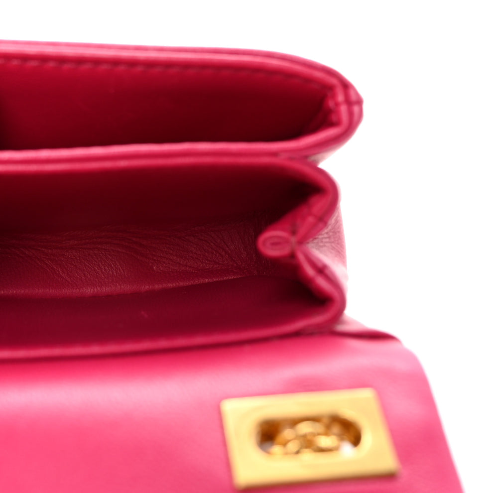 Valentino Garavani Nappa Micro One Stud Chain Bag Blossom 1765672 ...