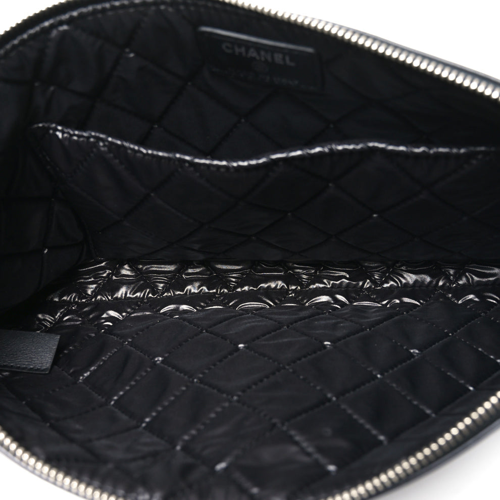 Chanel Metallic Calfskin Keyboard Pouch Black 1791349 – FASHIONPHILE