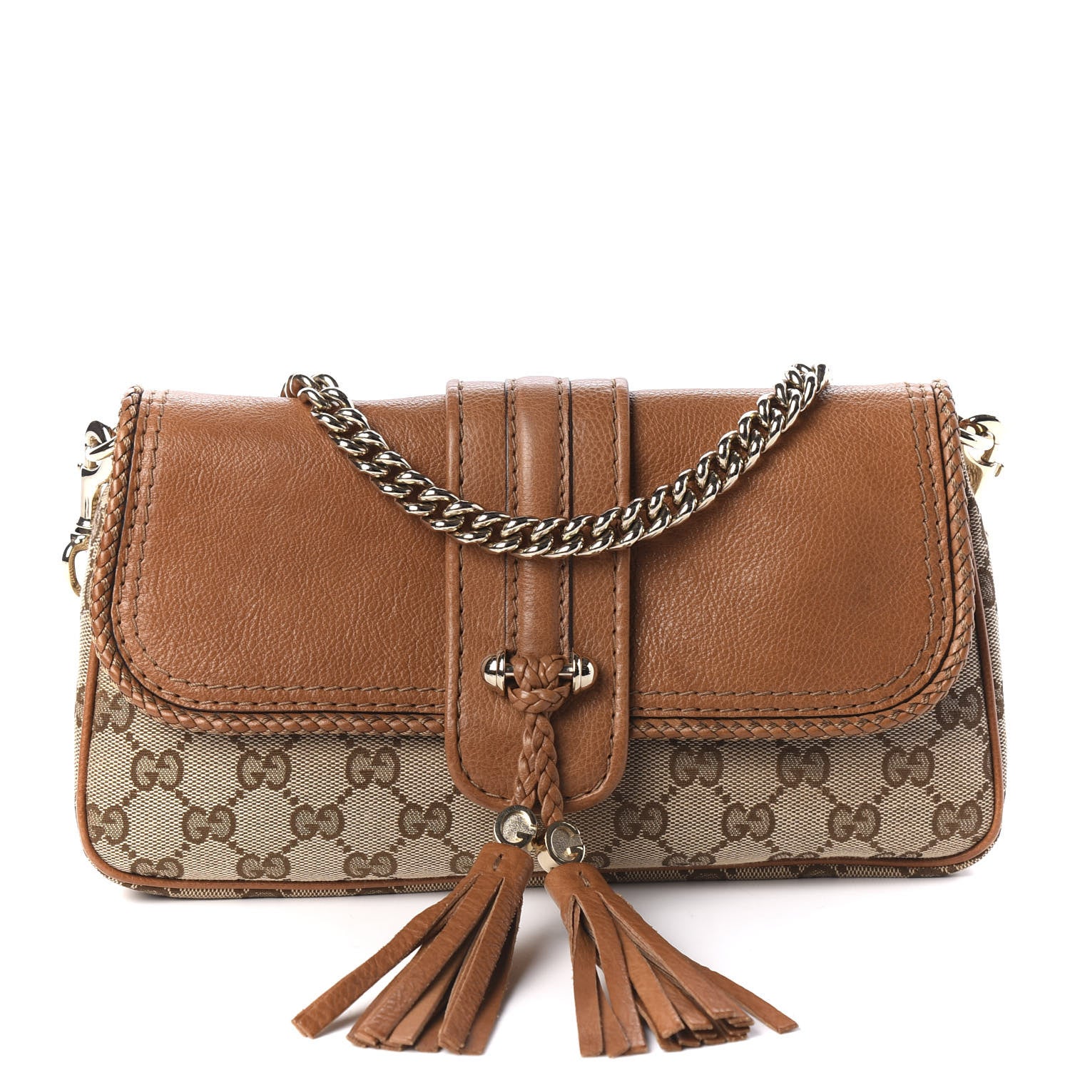 Gucci Monogram Marrakech Evening Bag Brown 595769 – FASHIONPHILE