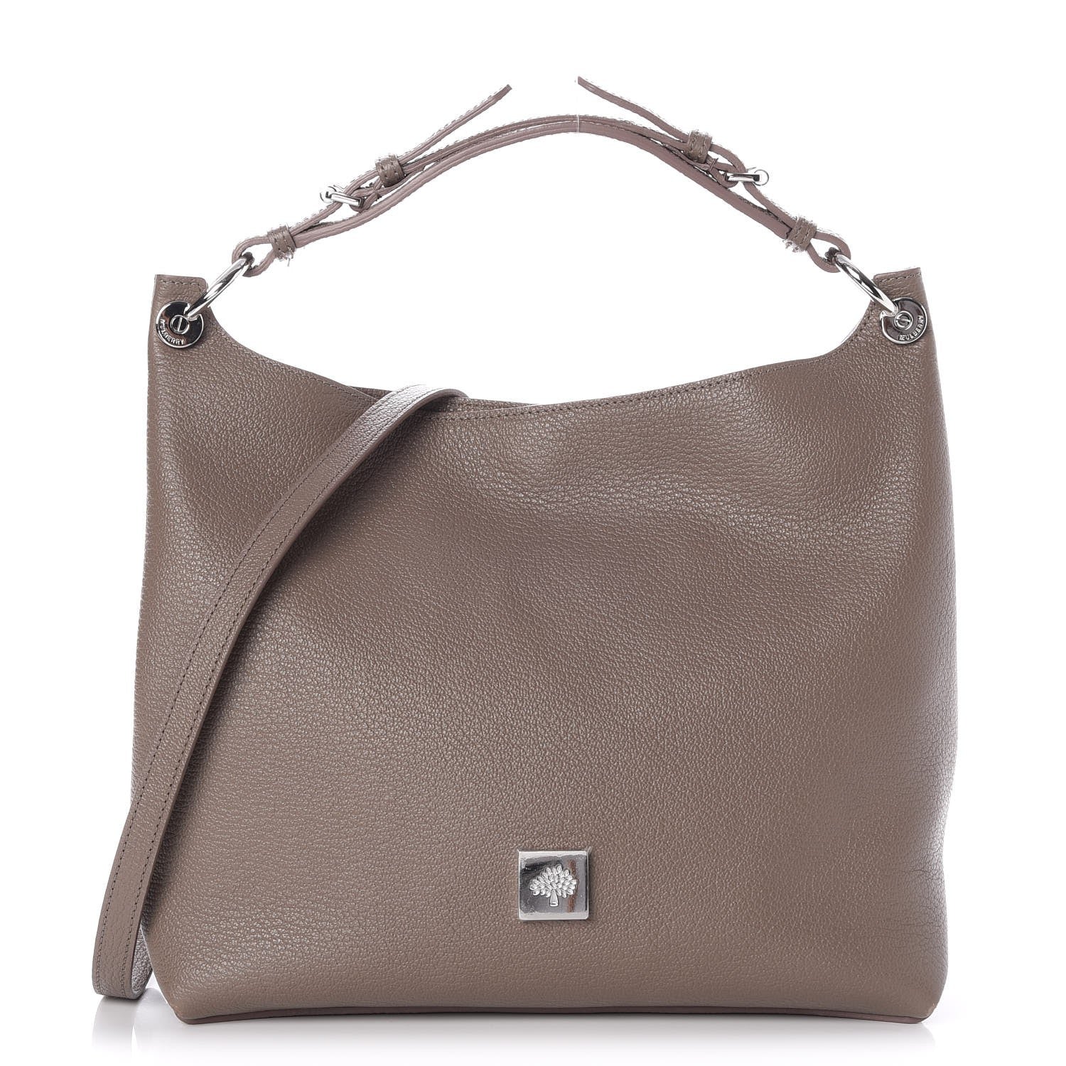 Mulberry Goat Printed Calfskin Small Freya Hobo Taupe 263522 – FASHIONPHILE